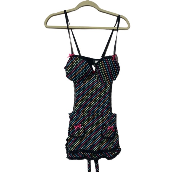 XOXO | Intimates & Sleepwear | Y2k Xoxo Colorful Polka Dot Lingerie ...